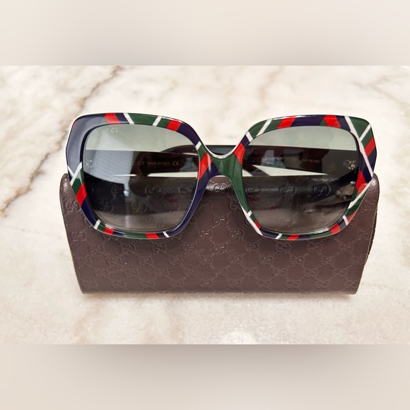 Gucci | Accessories | Gucci Grey Gradient Square Sunglasses | Poshmark